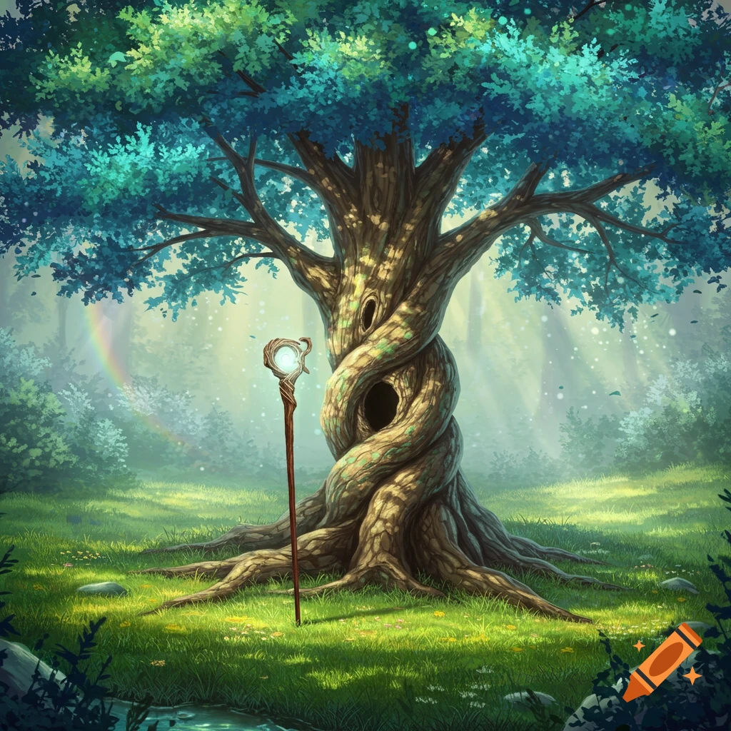 Trash+tree created on Craiyon