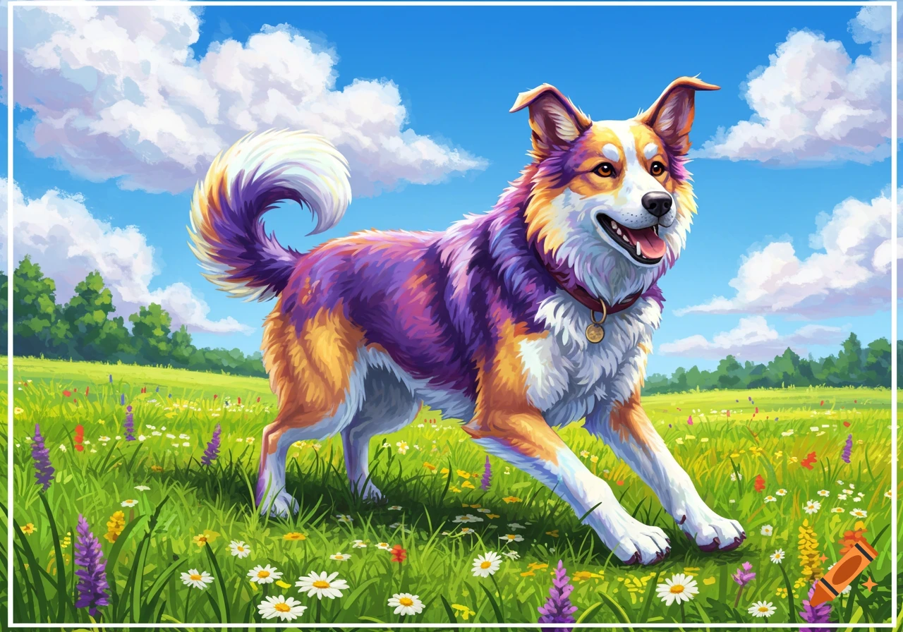 Tri+color+corgi+statue created on Craiyon