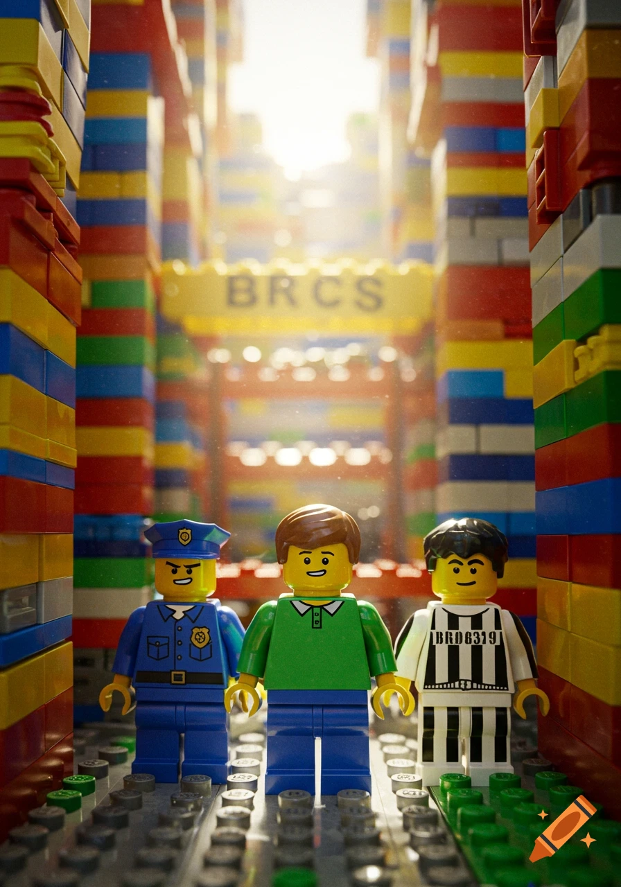 Lego Logo Crashing created on Craiyon