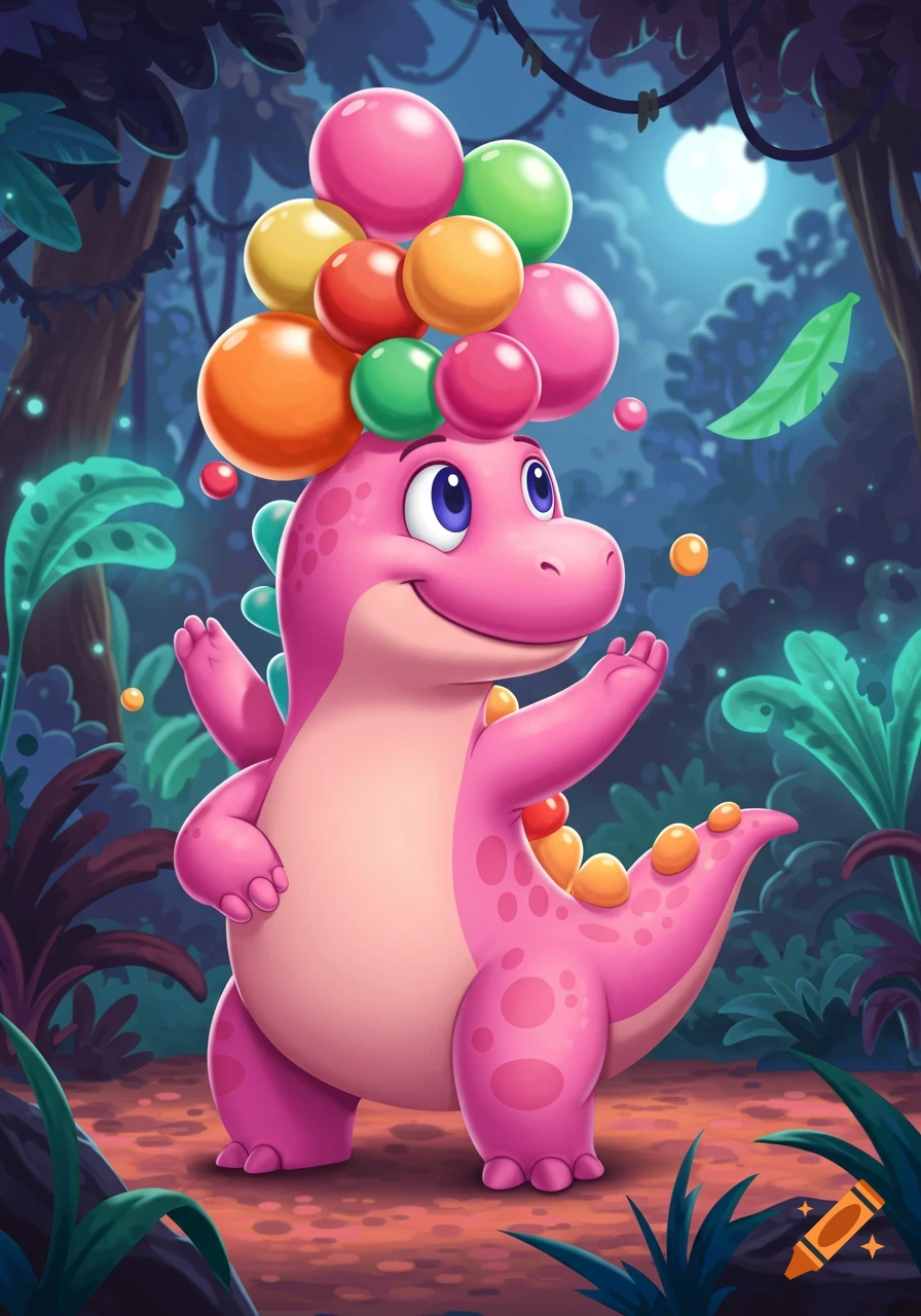 Cartoon illustration of a boy hugging a green dinosaur for a 'Silas ...