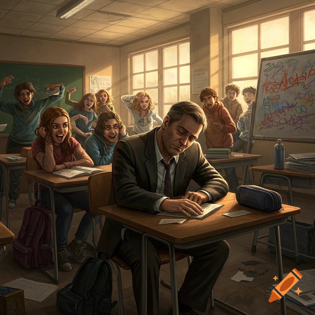 A friendly red-haired man wearing a green long-sleeve shirt and khaki ...