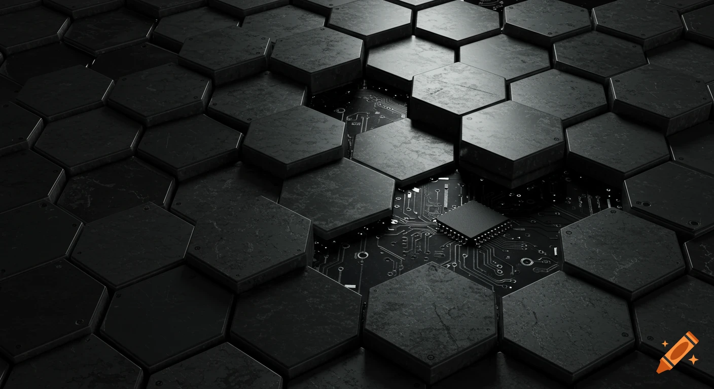 An abstract black and gray image with vertical bars of varying lengths ...