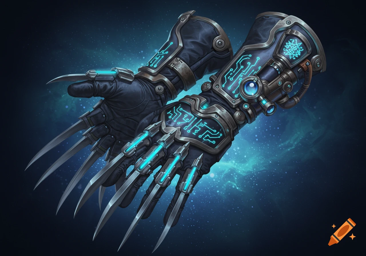 A photorealistic image of a futuristic, dark grey carbon fiber pickaxe ...