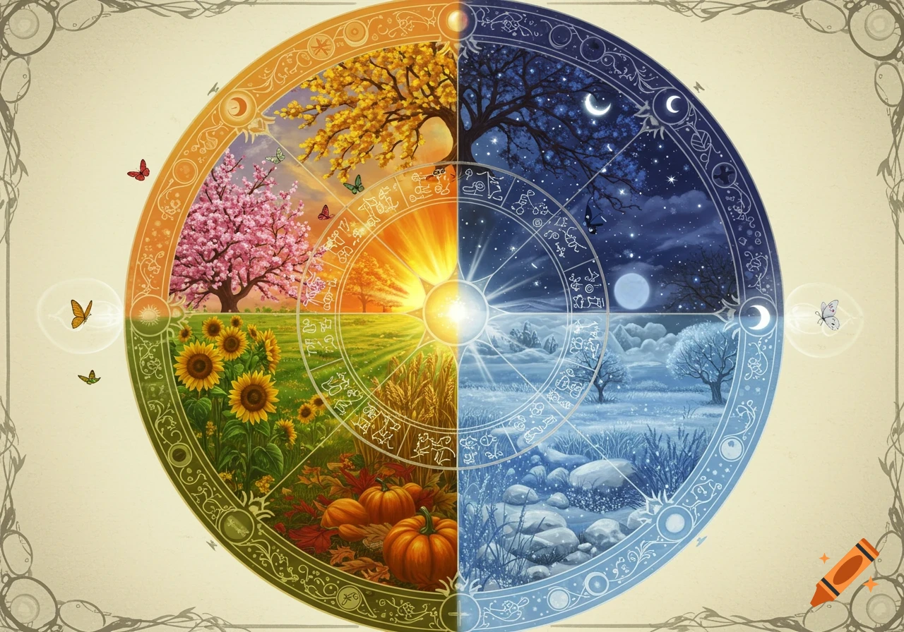 A stylized painting of a tree surrounded by words 'Love,' 'Trust ...