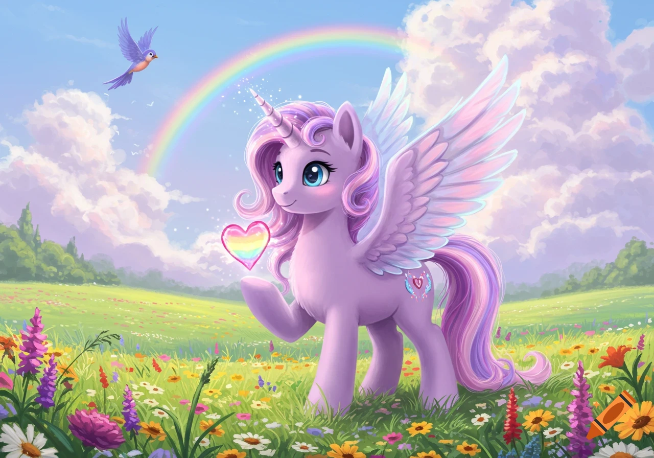 A fluffy yellow anthropomorphic bird with a colorful mohawk and tail ...