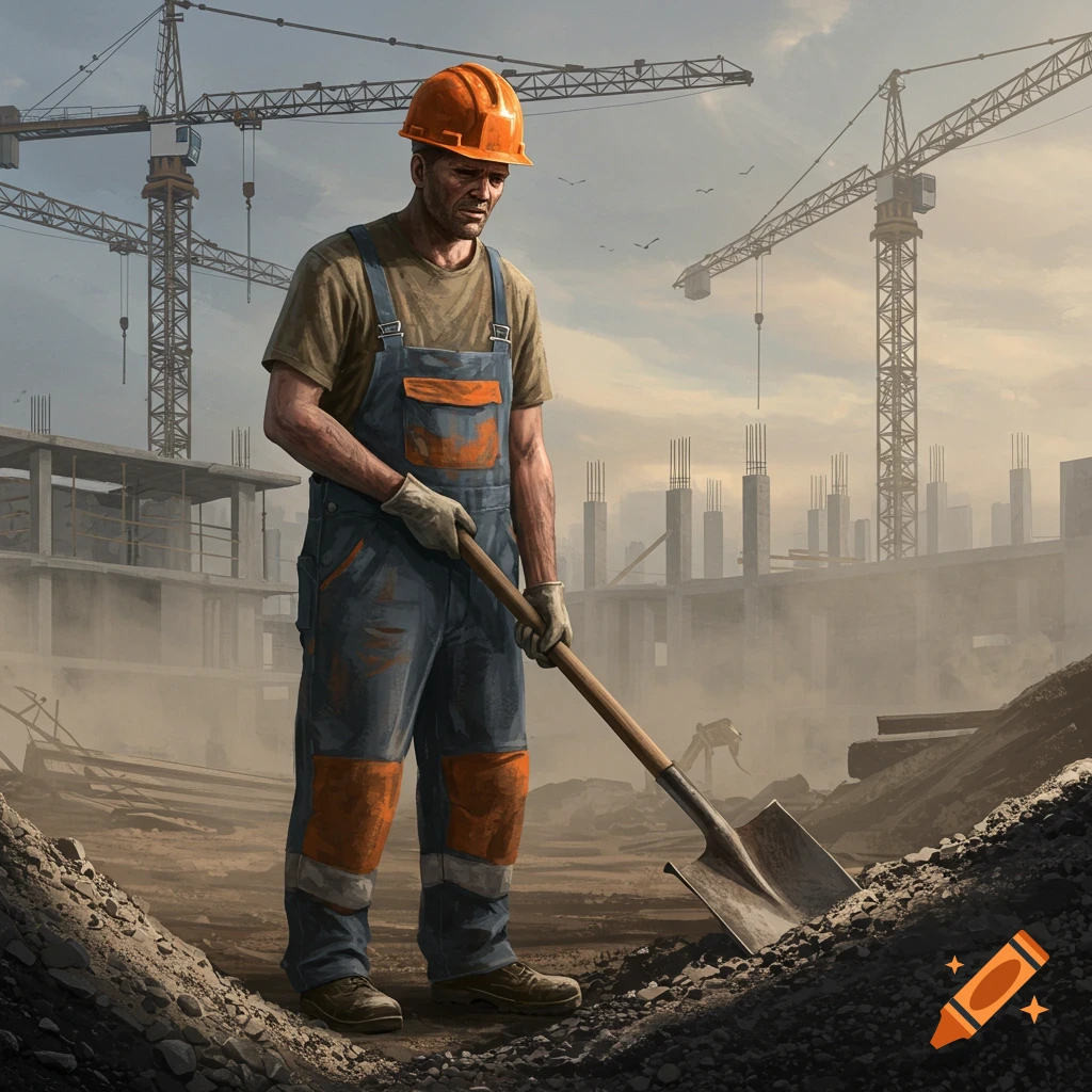 Construction+background created on Craiyon