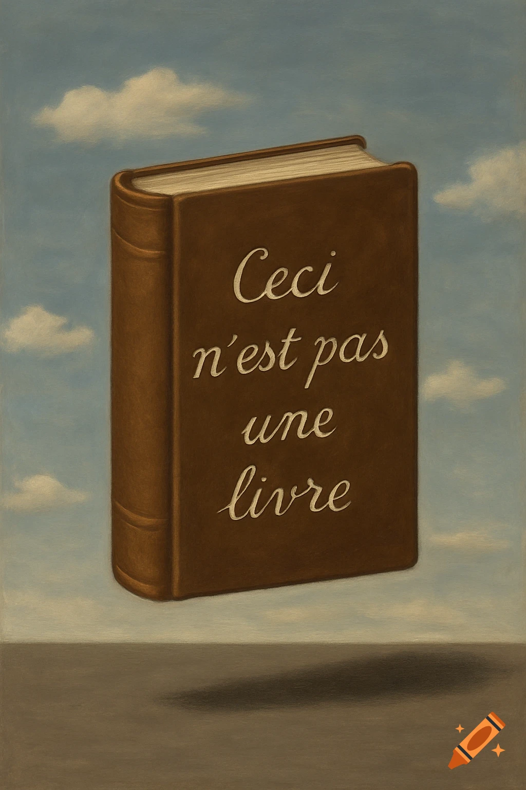 A photorealistic image of a plain brown cardboard box with "hehe chloe ...