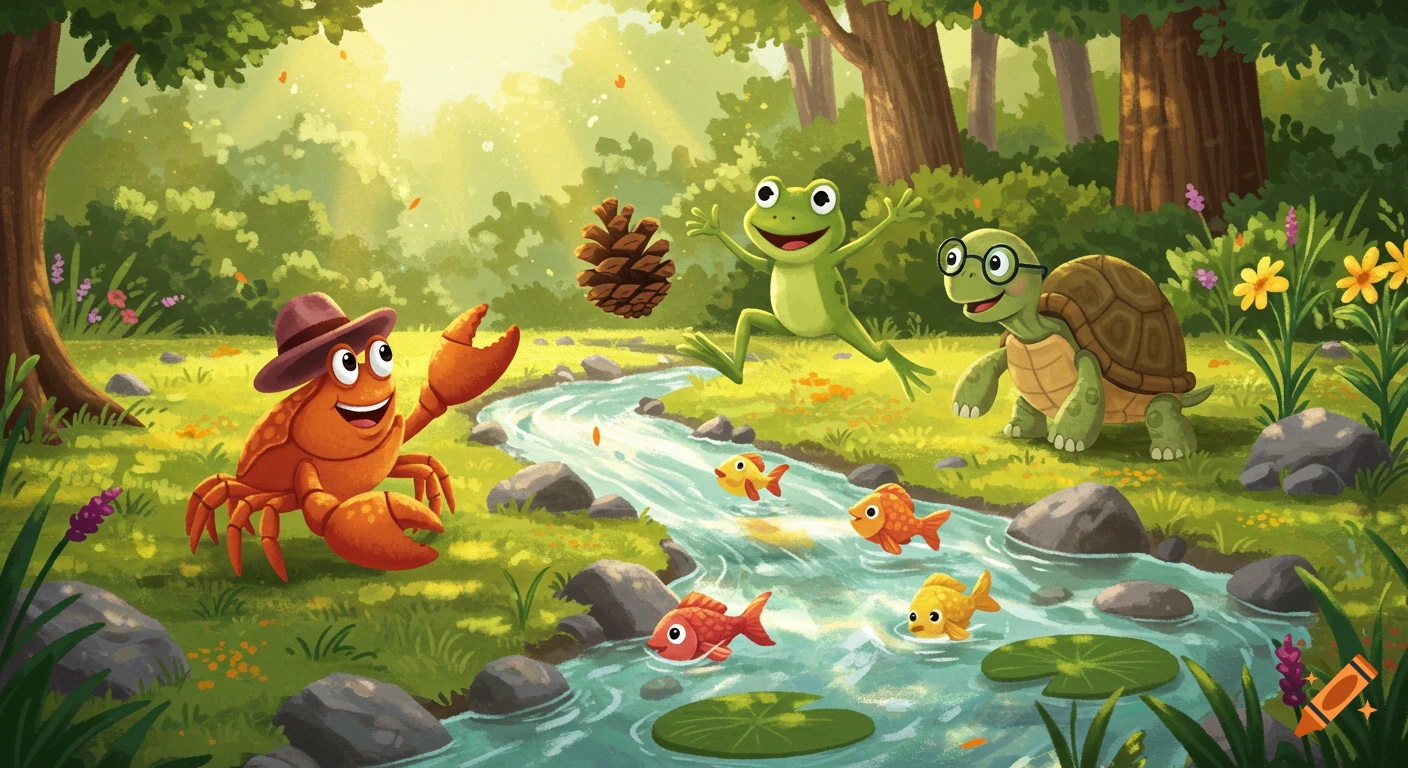 Dora the Explorer stands with arms open on a mossy rock in a vibrant ...