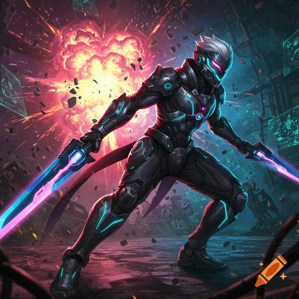 Shadow+fighter+cody created on Craiyon