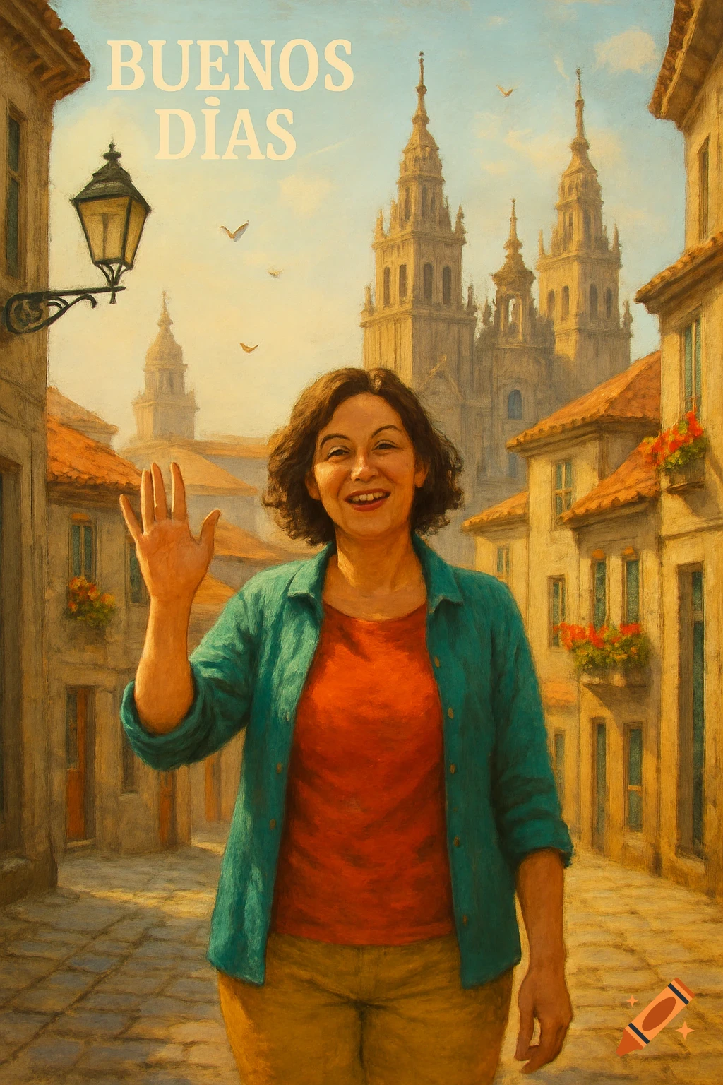 A vintage-style poster advertising "Amores, Bodas y Familias en ...