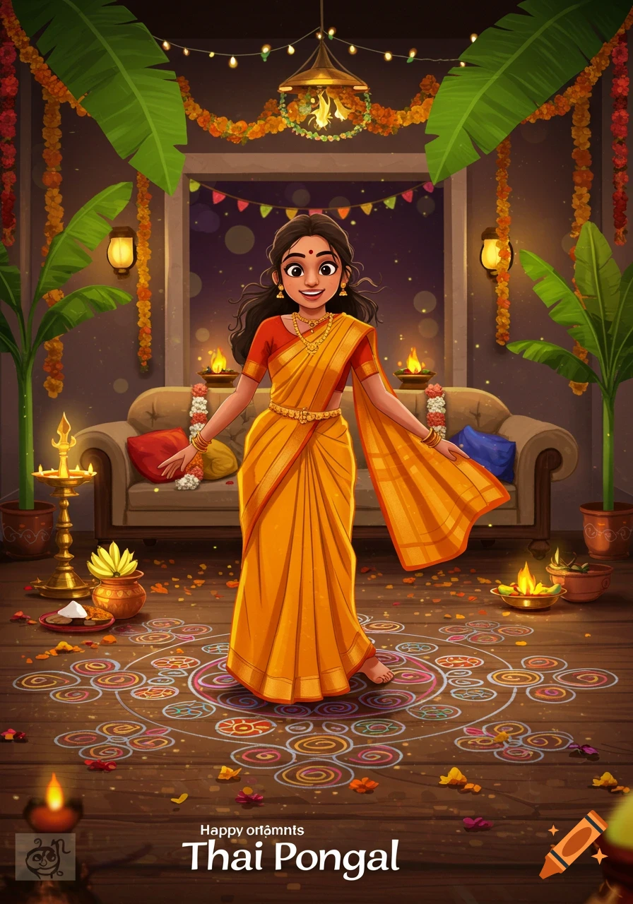 Pregnant woman in a pink traditional Indian saree with gold jewelry ...