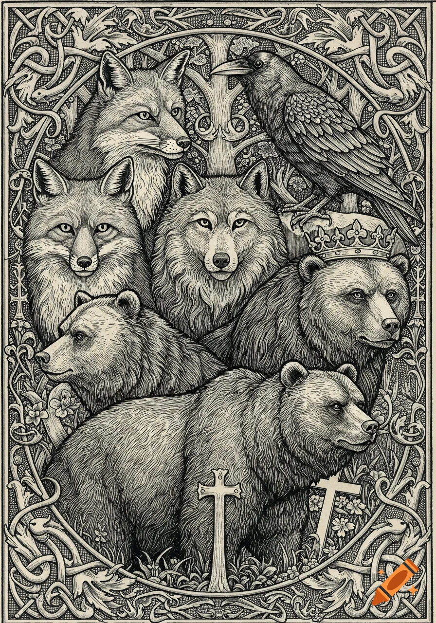 Bare+bears+drawing created on Craiyon