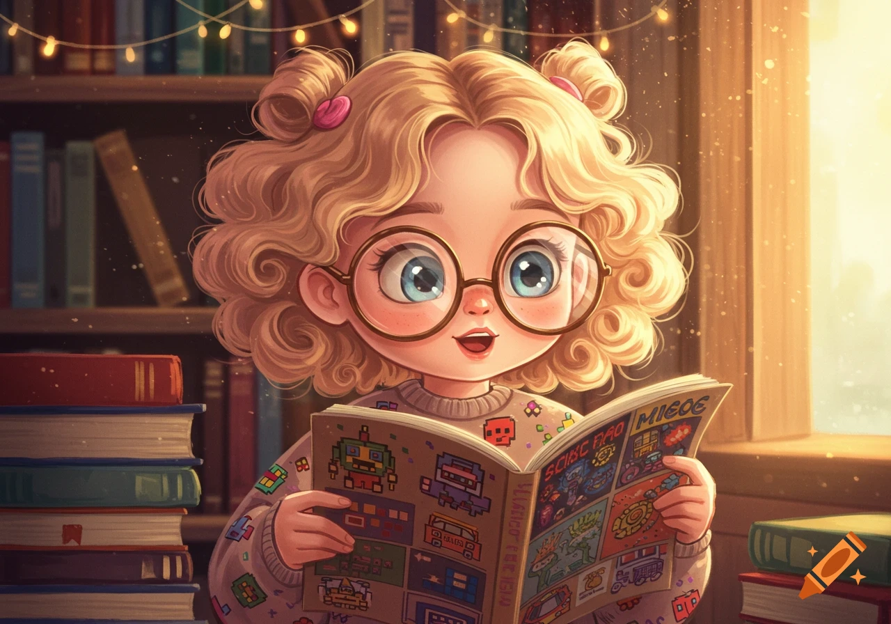 A vibrant tree with emoji leaves growing from an open book in a field ...