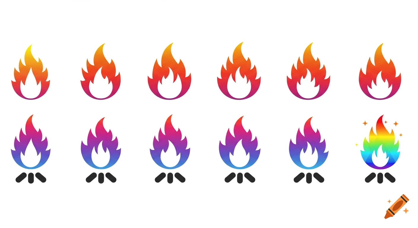 Colorful rainbow logo with woman, leaves, and sunflower on Craiyon