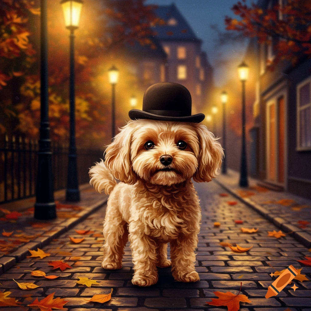 A cool white Maltese dog in a studded leather jacket and skull collar ...