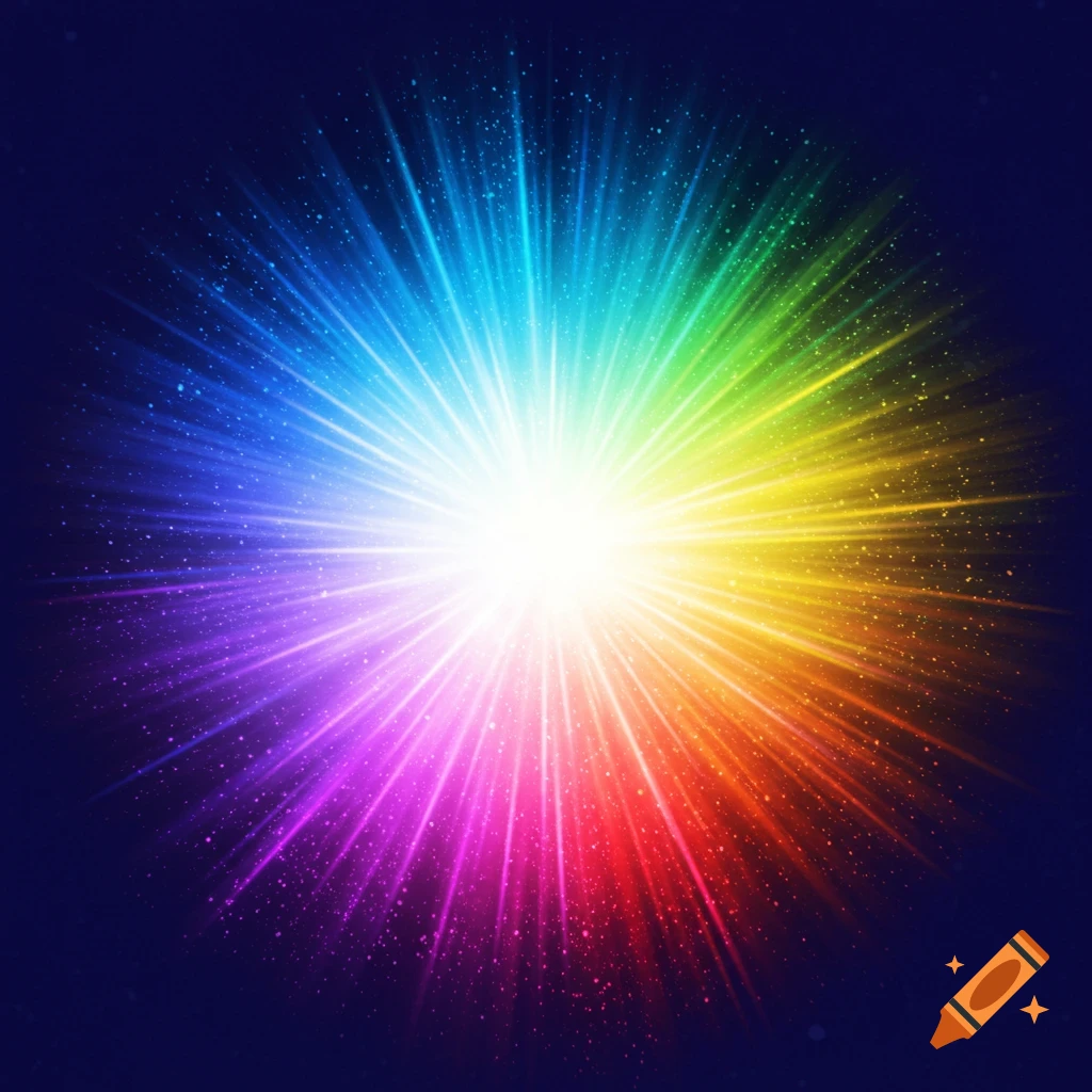 Fireworks bursting out of a magician's hat on Craiyon