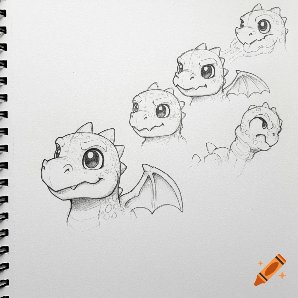 Dragons images created on Craiyon