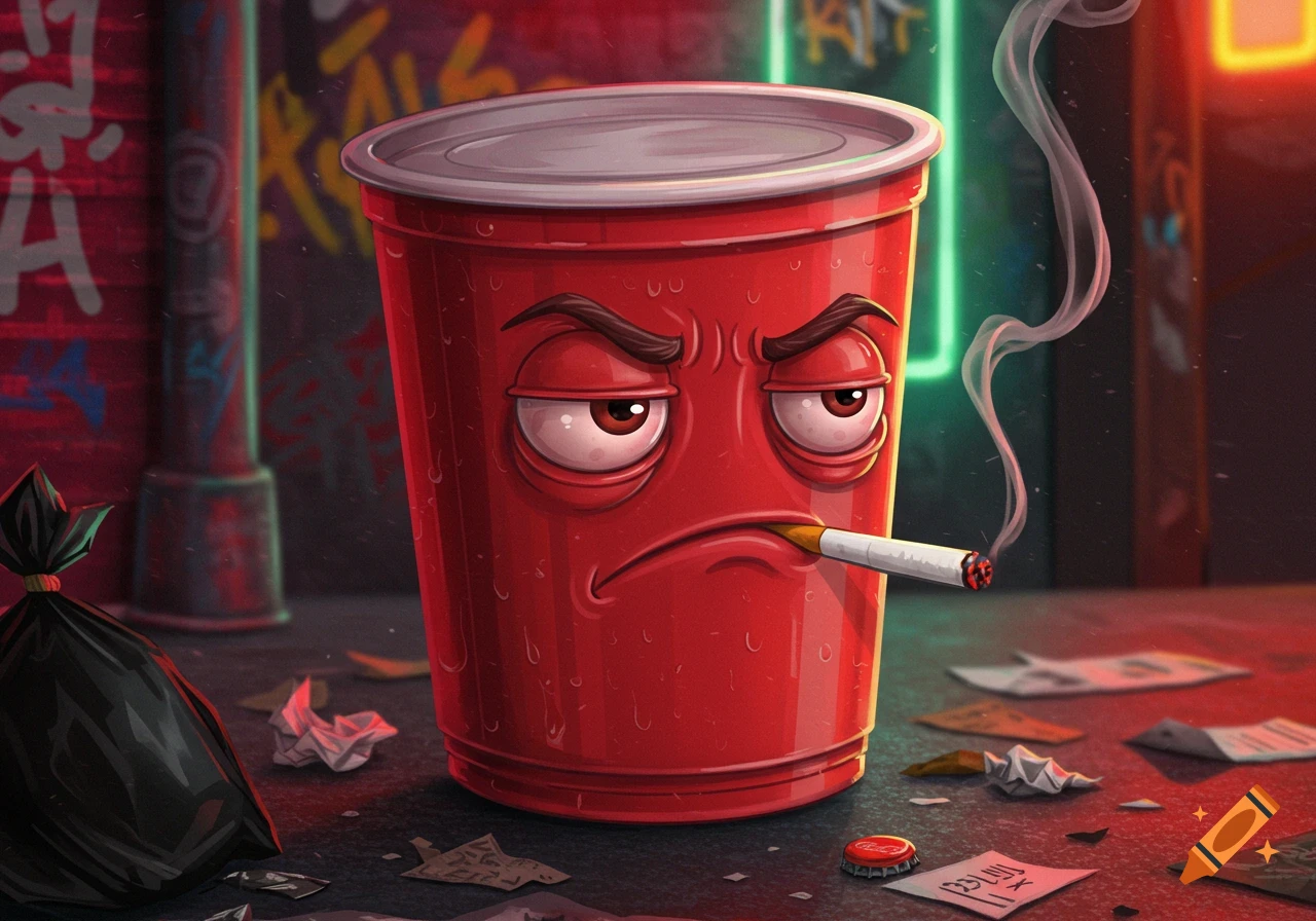 Droopy+red+bottom+image created on Craiyon