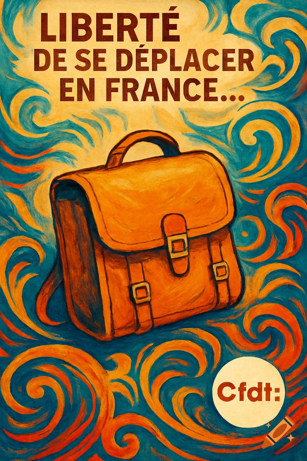 Text 'CETTE PHRASE A UN BUG...' with a digital glitch effect against a ...