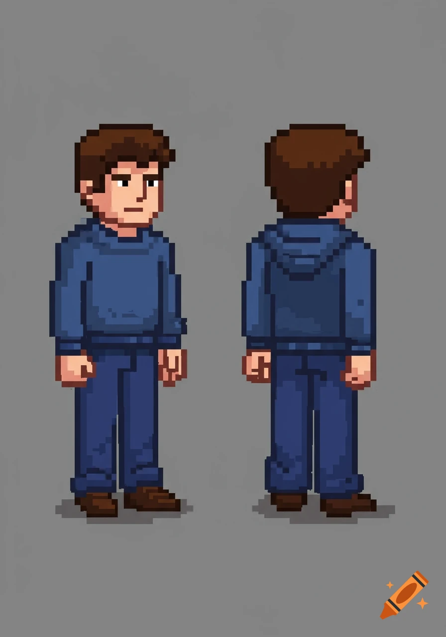 Side+scroller+pixel+art+fighter created on Craiyon