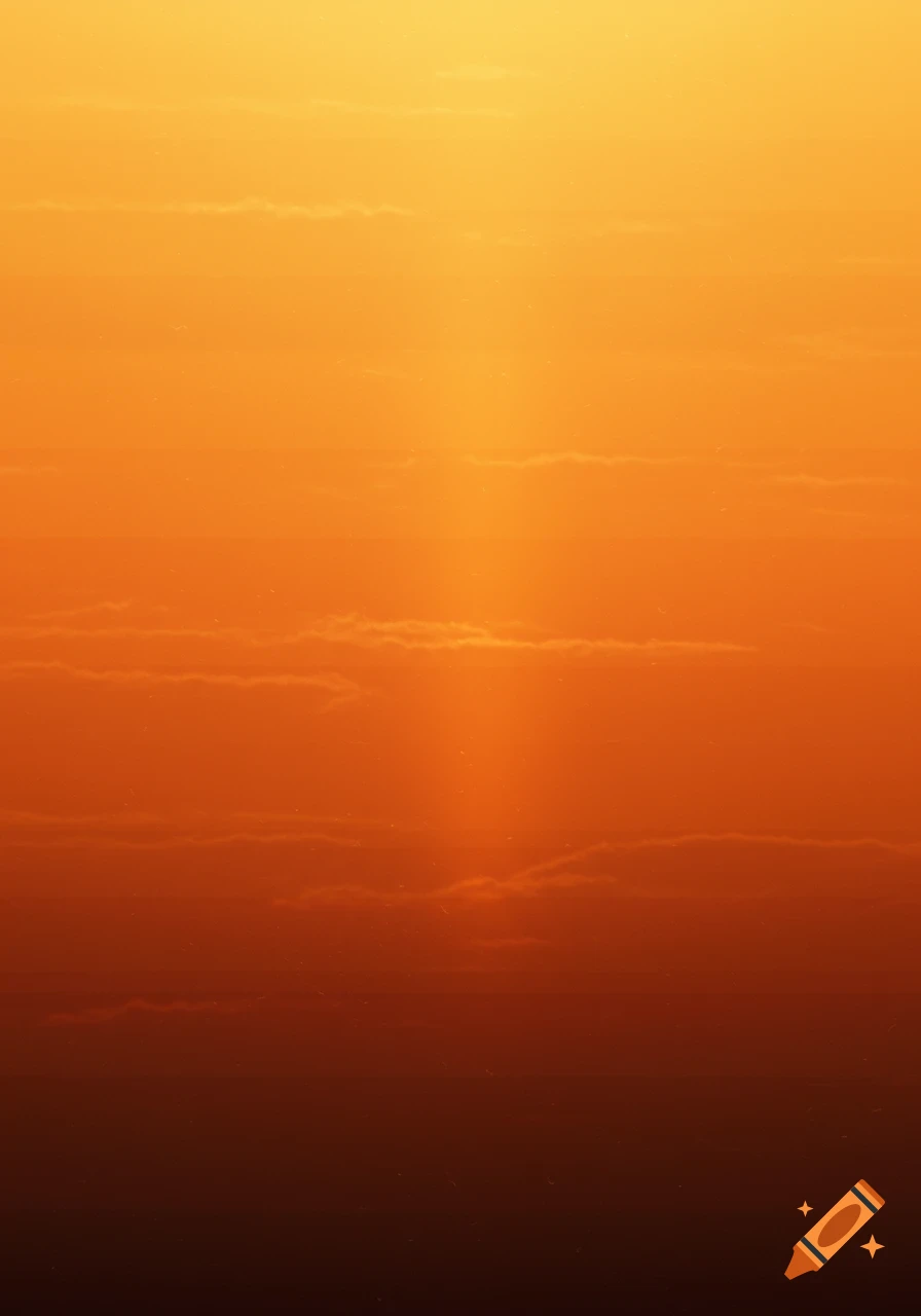 A vertical orange gradient, transitioning from bright yellow-orange to ...