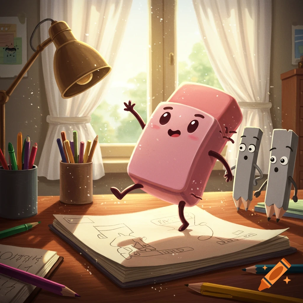 Cartoon cheese characters happily drawing with colorful crayons on ...