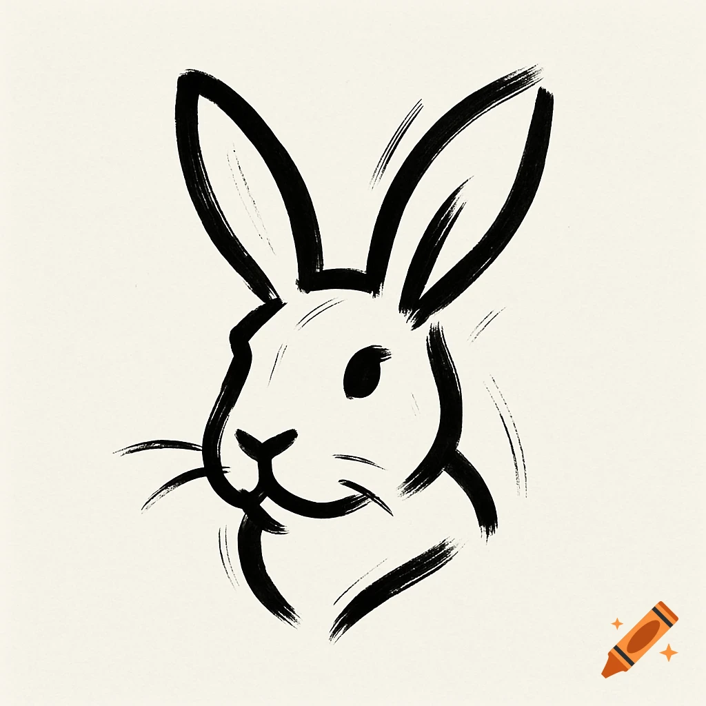 Black and white vintage pen and ink drawing of a mule's head in profile ...