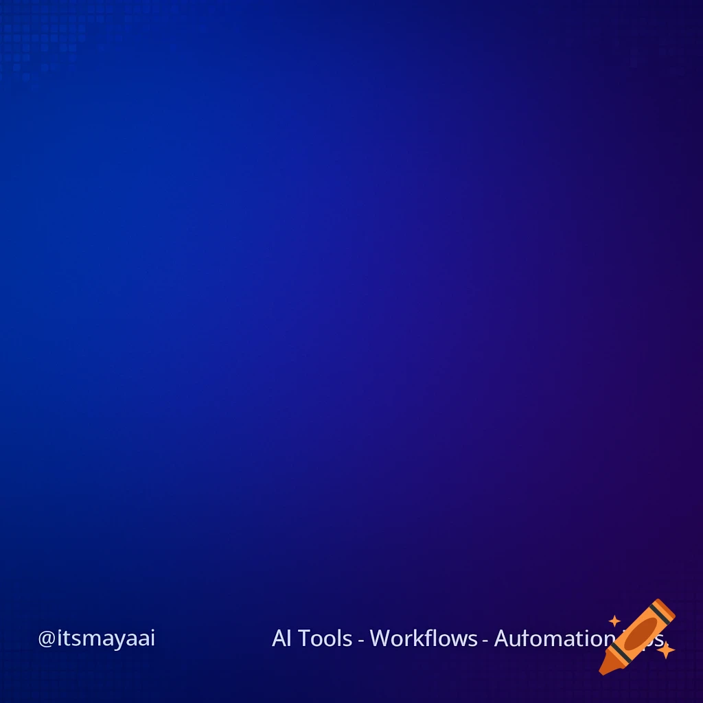 A blue and purple gradient background with 'AI Tools - Workflows ...