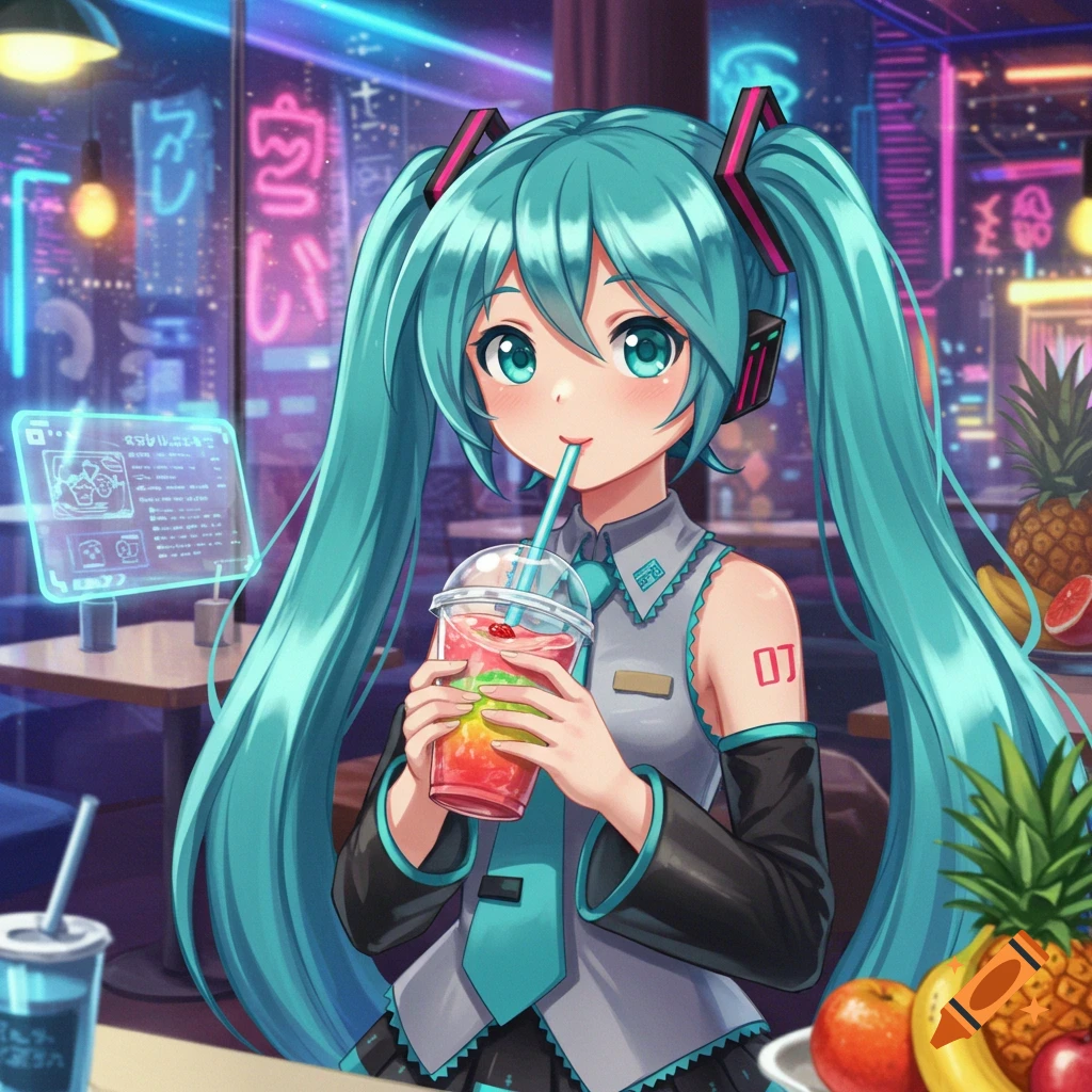 Hatsune Miku images created on Craiyon