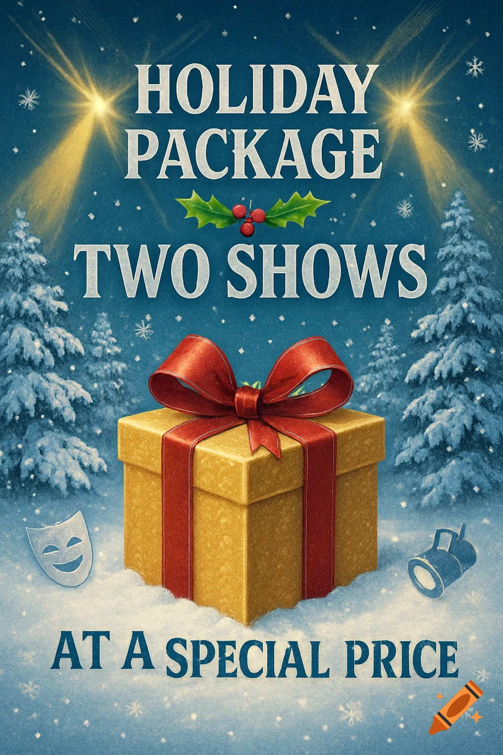 Vibrant retro movie poster advertising a sale, with illuminated 'SALE ...