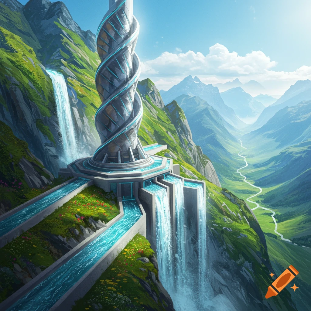 A 3x3 grid of diverse AI-generated images, featuring autumn landscapes ...