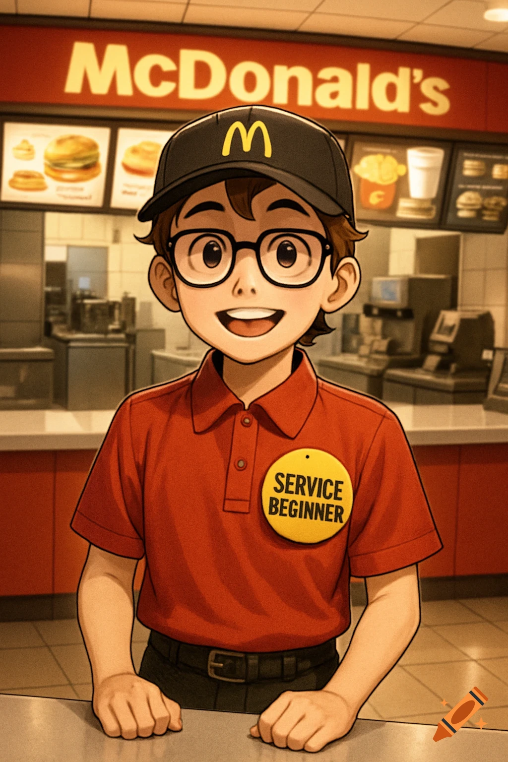 A happy, cartoonish Countryball USA character holds a Coke Zero Sugar ...