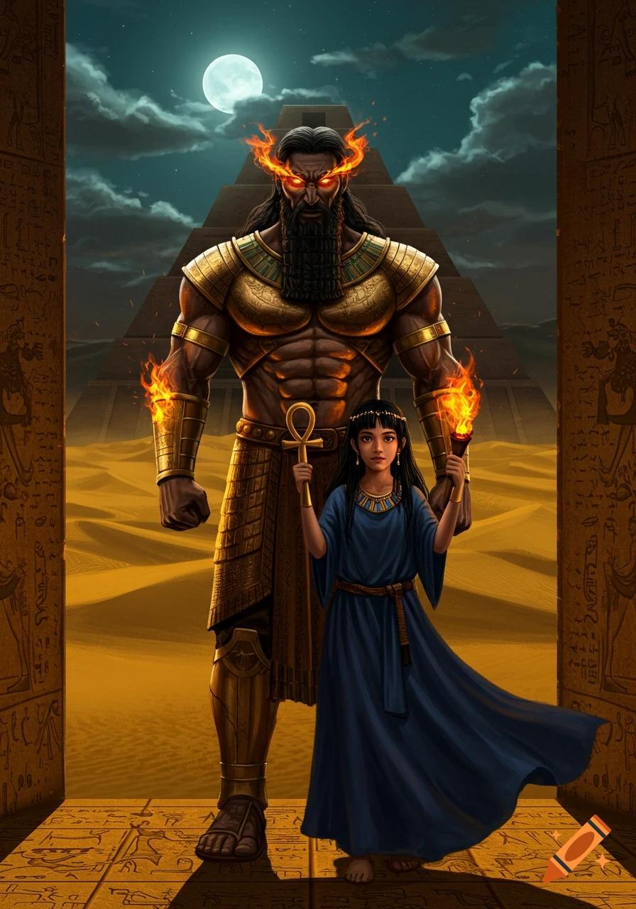 Close-up digital art portrait of a curly-haired man with green eyes and ...