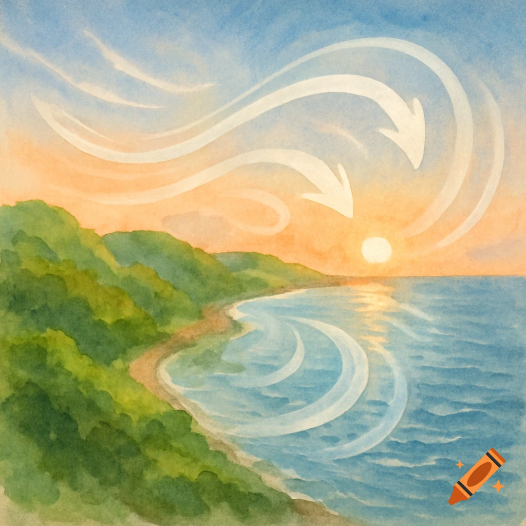 Beach+paintings created on Craiyon