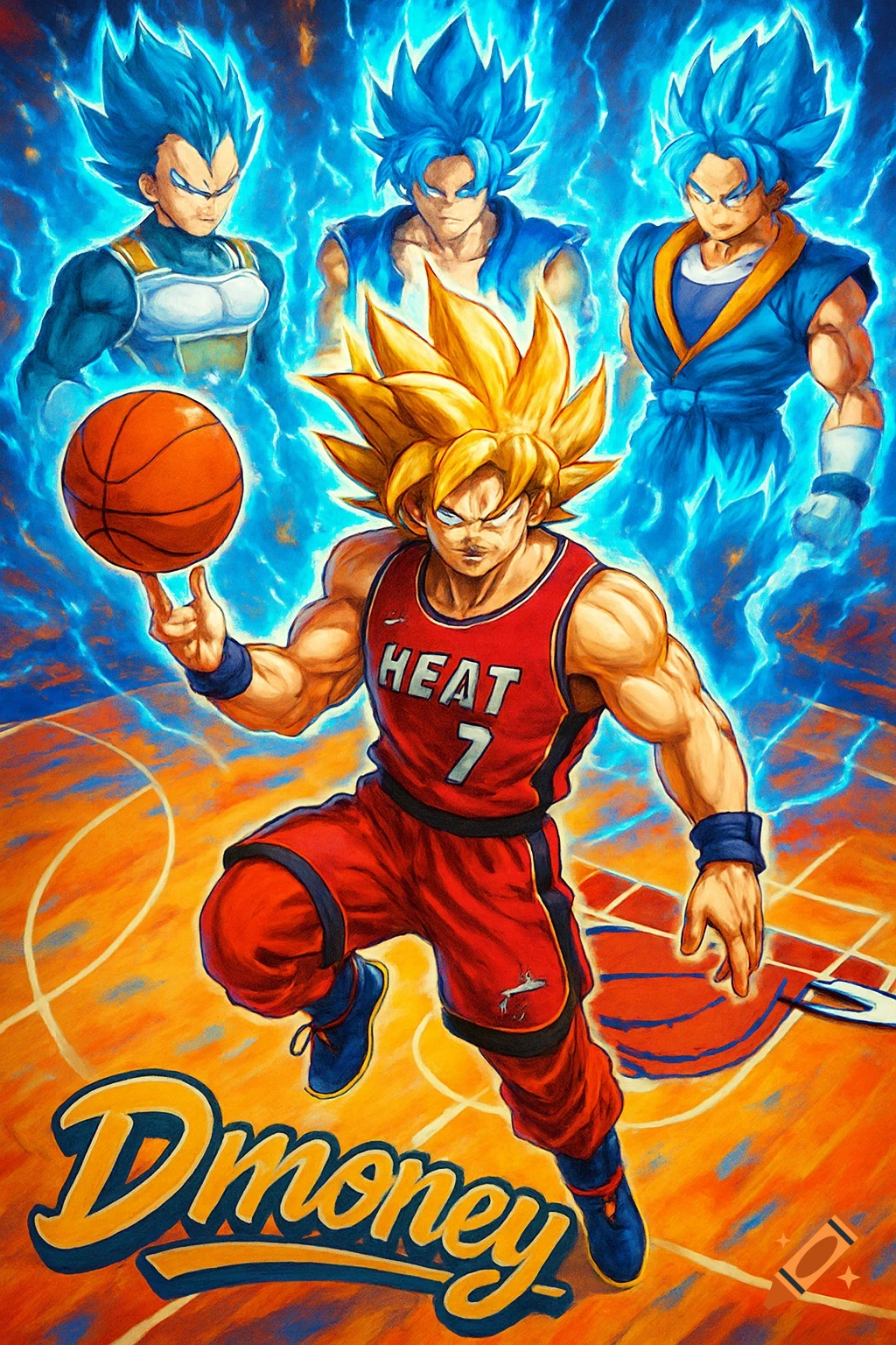 Dragonball+drawings created on Craiyon