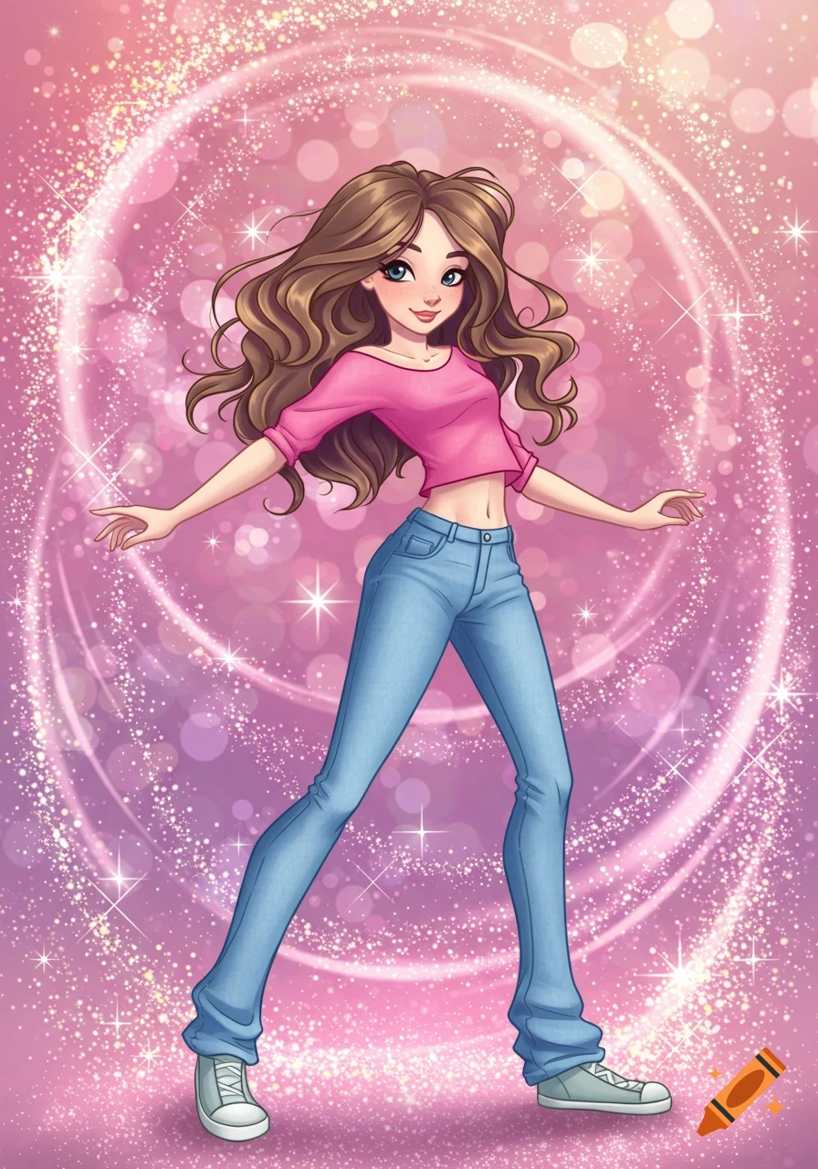 Winx+terra+cartoon created on Craiyon