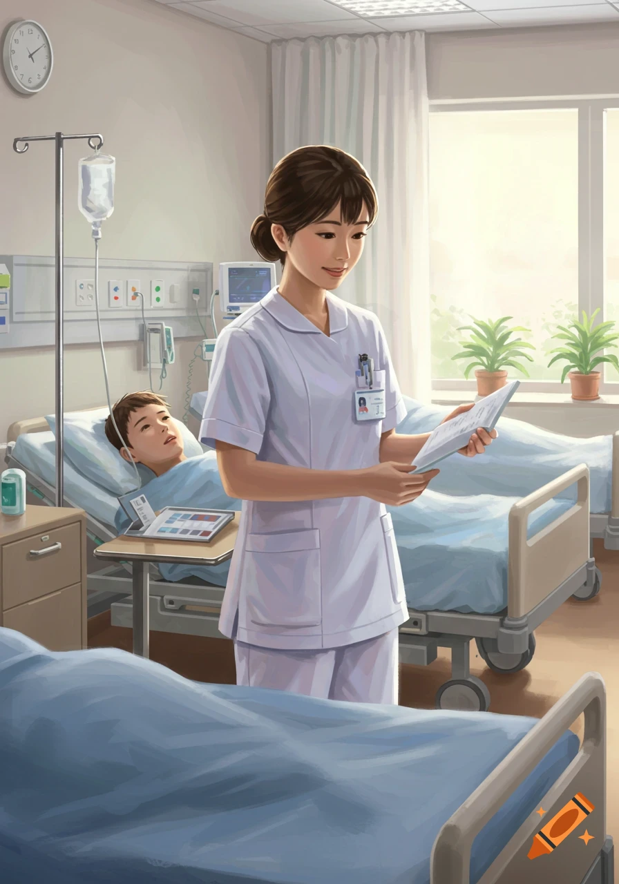 Split image showing two medical professionals using tablets: an older ...