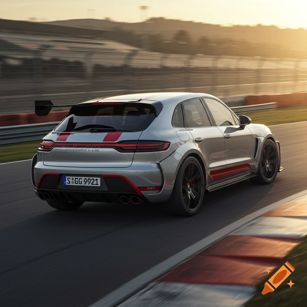 Two boys stand between a black Porsche and a red Audi R8 in front of a ...