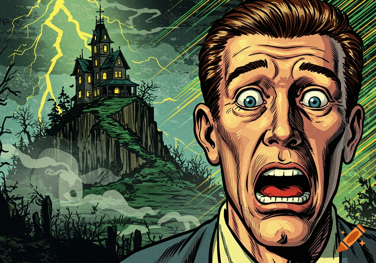 Black and white 1920s rubber hose cartoon of Dracula with arms open in ...