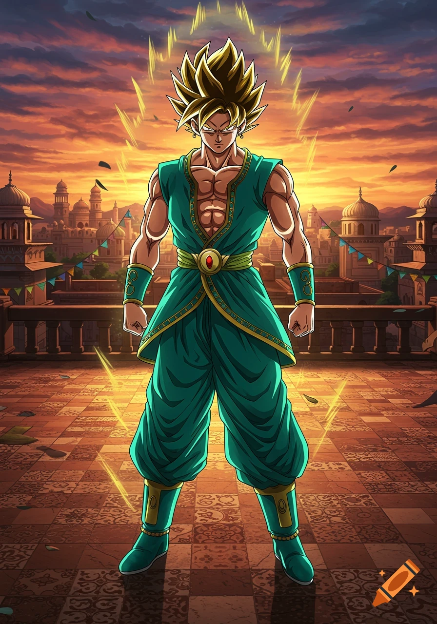 Brohan+dragon+ball created on Craiyon