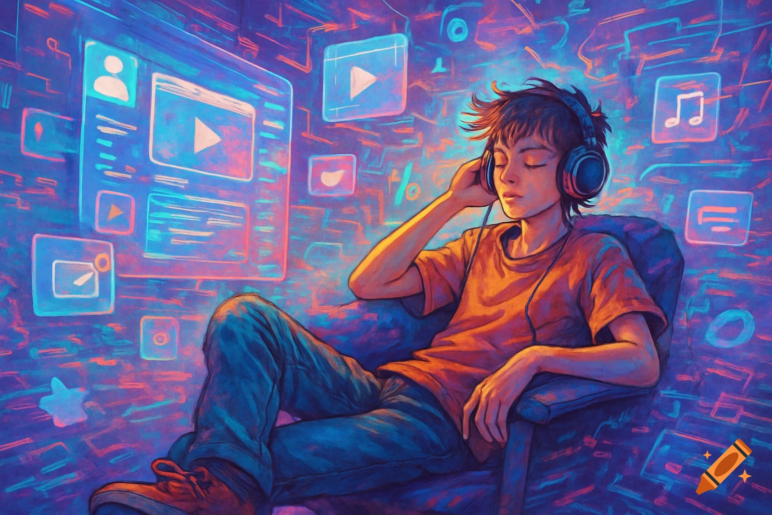 A white cartoon mainframe computer with a turquoise screen and broken ...