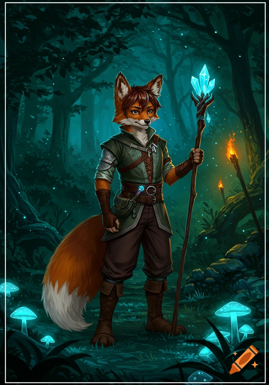 Fox Holding Gas Mask created on Craiyon