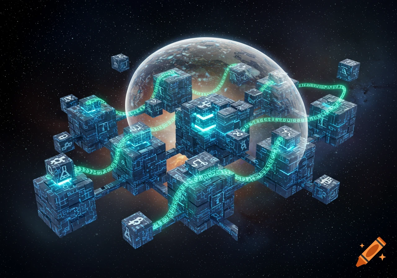 A glowing blue and green globe with interconnected data lines, digital ...