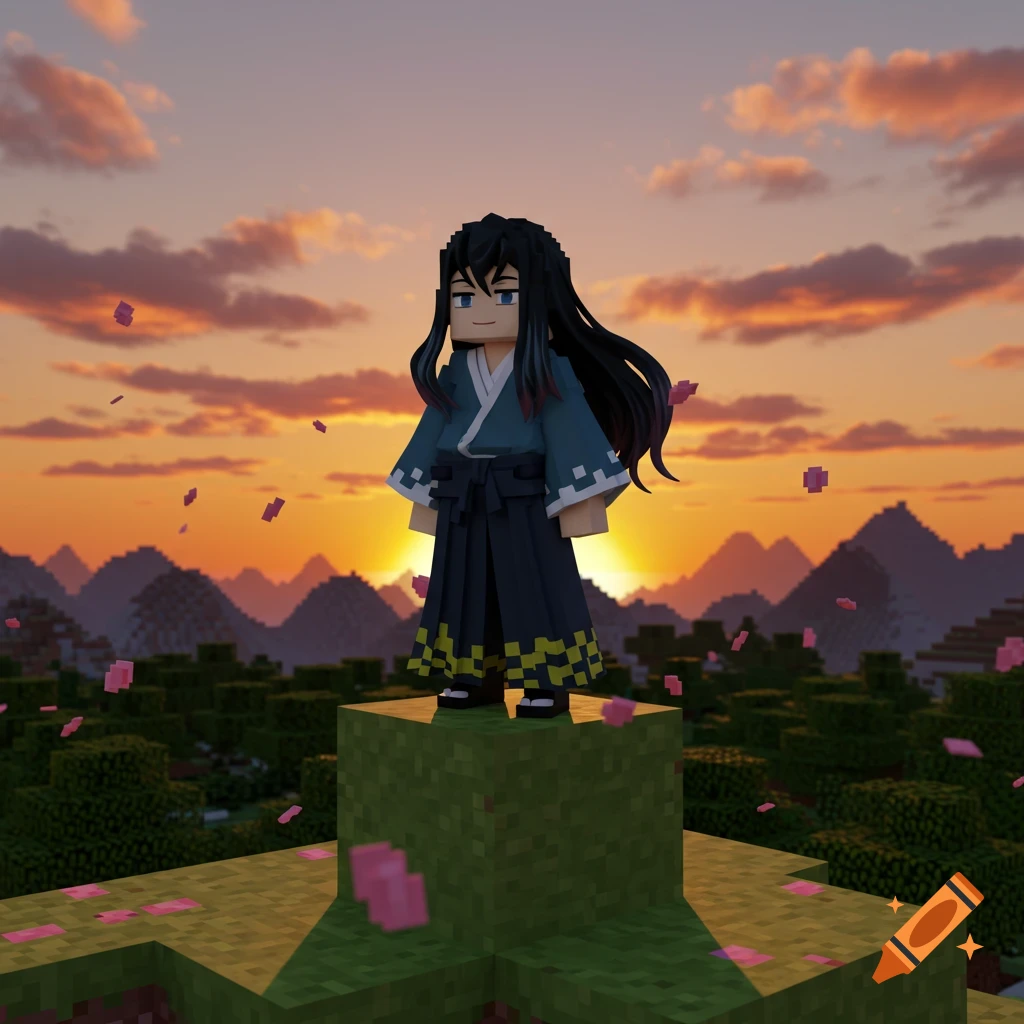 Demon+slayer+character+with+mask created on Craiyon