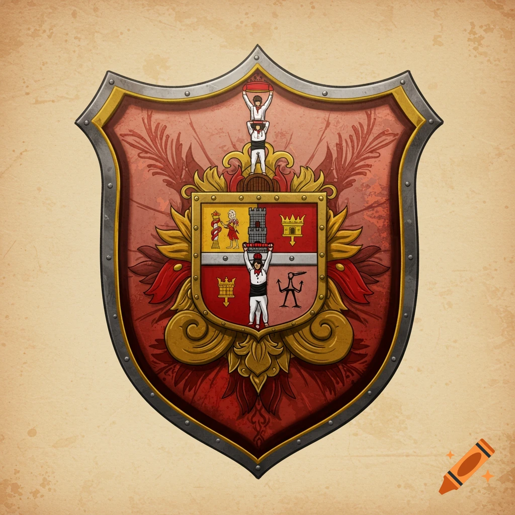 An aged, textured 18th-century envelope with a detailed coat of arms ...