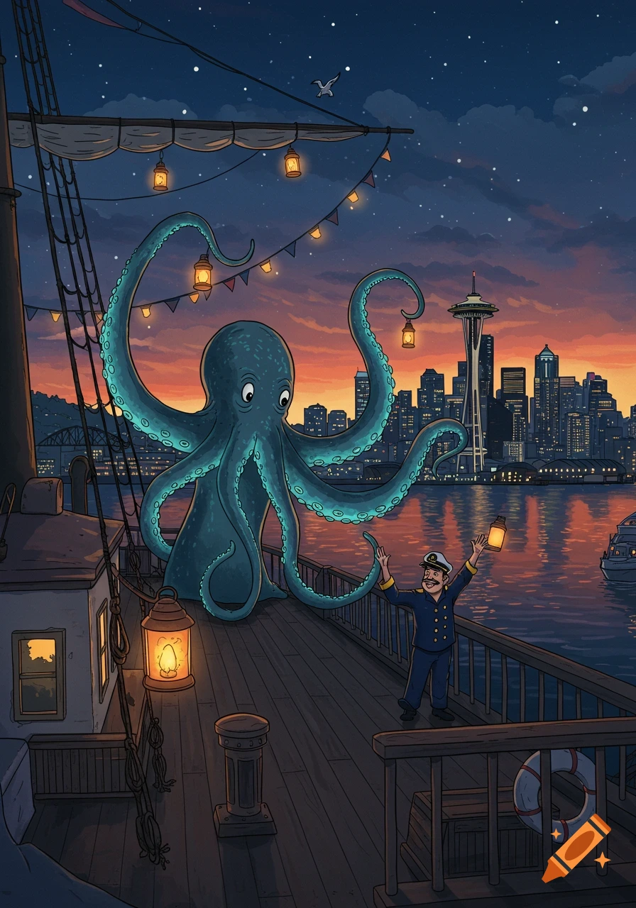 Cut+squid+noodledrawing created on Craiyon