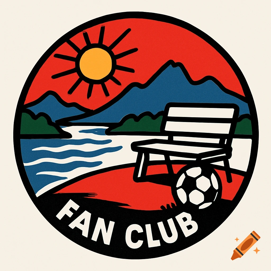 A shield-shaped soccer logo for 'RIO' with a white soccer ball, blue ...