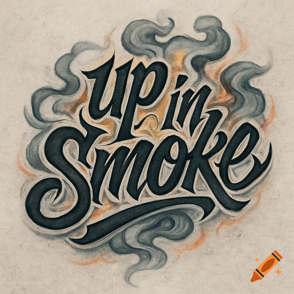 A pixel art logo featuring a brown brick chimney emitting grey smoke ...