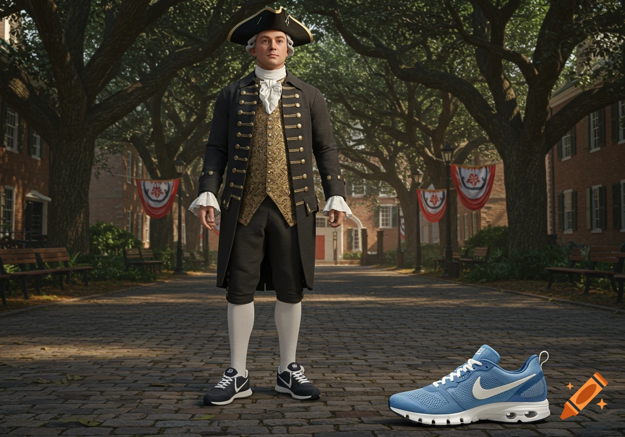 George Washington created on Craiyon