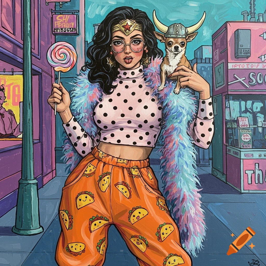 Sssniperwolf+lora created on Craiyon